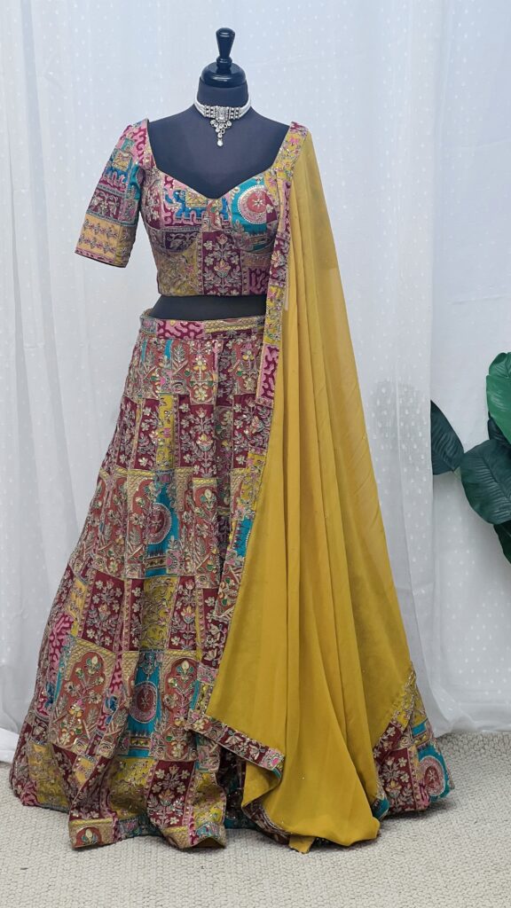 The Phooljhadi Lehenga | Pre-order | MAYASDESIBOUTIQUE